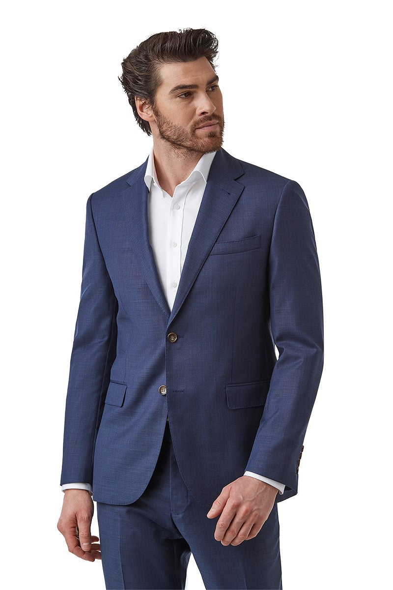 F.R French Navy Merino Wool Suit – FR Clothiers